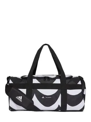 Adidas Small Duffel Bag With Marimekko Laine Allover Print - White/black