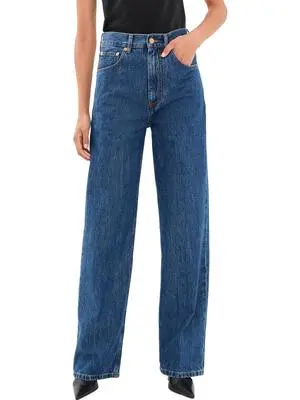 DARKPARK Cora Wide Leg Relaxed Jeans - Medium Full