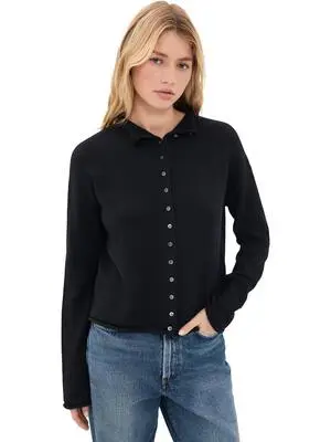 ALEX MILL Taylor Cardigan - Black