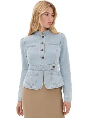 Lioness Brooklyn Denim Jacket - Light Denim