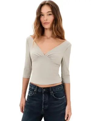 Lioness Canyon Top - Light Grey