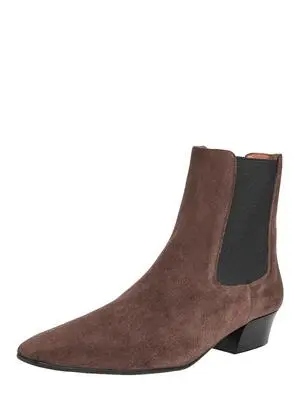 ATP ATELIER Nemoli Suede Chelsea Boots - Walnut