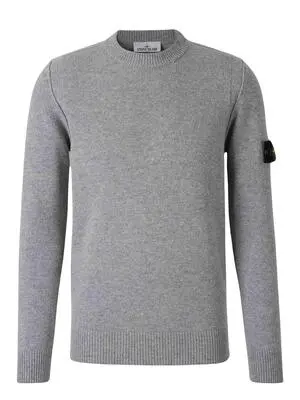 Stone Island Wool Sweater - Grey