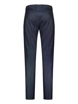 MOORER Slim-fit Tailored Trousers - Blue