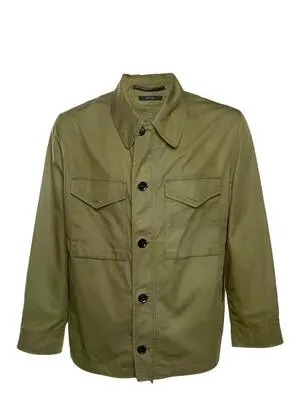 TOM FORD Enzyme-treated Field Jacket - Green