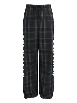 Fear Of God Plaid Lounge Trousers - Black