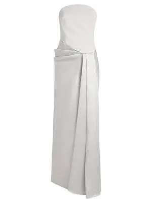Solace London Corseted Seri Gown - Silver