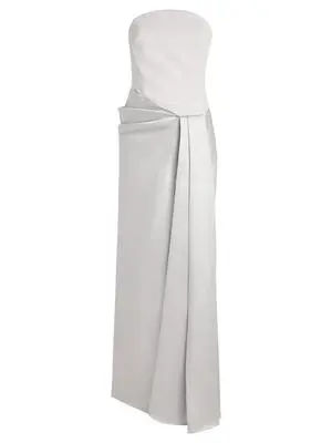 Solace London Corseted Seri Gown - Silver