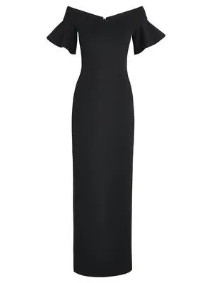 Solace London Off-the-shoulder Cielo Gown - Black