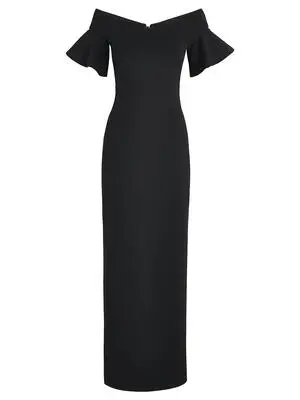 Solace London Off-the-shoulder Cielo Gown - Black