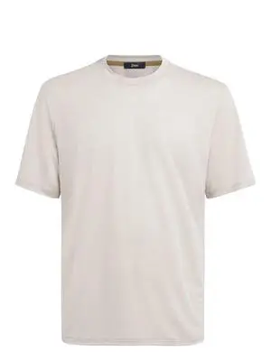 Herno Wool Logo T-shirt - Ivory