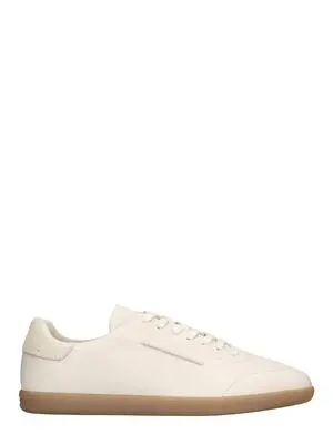 Zegna Leather 232 Sneakers - Beige