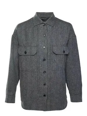 Loro Piana Darby Overshirt - Grey
