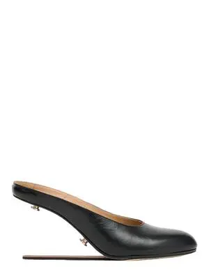 MAISON MARGIELA Plexi Wedge Mules - Black