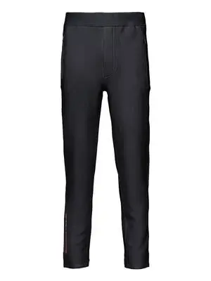 Prada Technical Fabric Joggers With Heat-sealed Taped Seams - Black