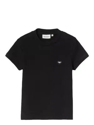 Carhartt Work In Progress Heart Logo Ribbed T-shirt - Black