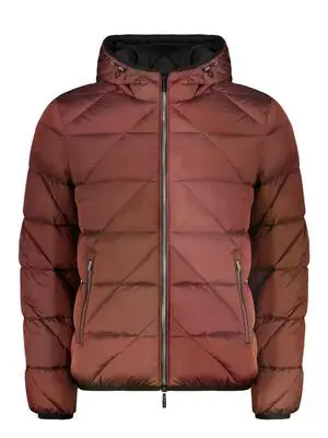 MOORER Hooded Padded Jacket - Red