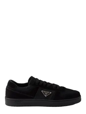 PRADA Prada Downtown Re-Nylon And Suede Lace-Up Sneakers