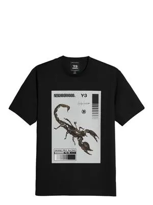 Y3 Scorpion Graphic T-shirt - Black