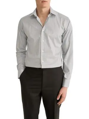 ETON Slim Fit Micro Print Cotton Shirt