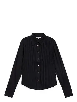 DIOTIMA Diotima Mito Bias Tape Cotton Button-Up Shirt