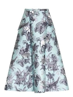 MAISON COMMON Printed Micado Skirt - Mint