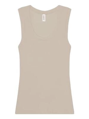 EVERYBODY.WORLD Everybody.World The Tank Ribbed Scoop Neck Top Oat