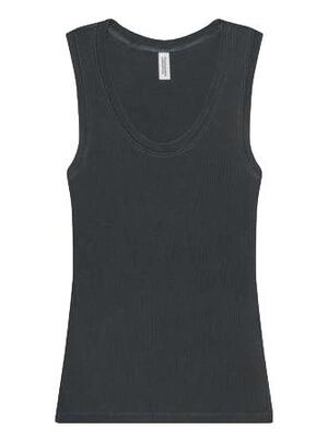 EVERYBODY.WORLD Everybody.World The Tank Ribbed Scoop Neck Top Slate