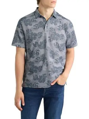 Tommy Bahama Emfielder Hibiscus Springs Floral Islandzone® Polo - Black