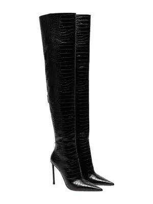 TOM FORD Vertigo Pointed Toe Over-the-knee Boots - Black