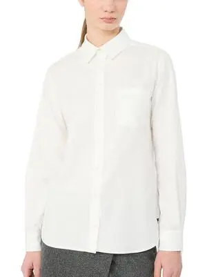 Max Mara Cotton Button Shirt - White