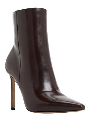 Aldo Guavaberry Pointed Toe Stiletto Ankle Boot - Dark Brown