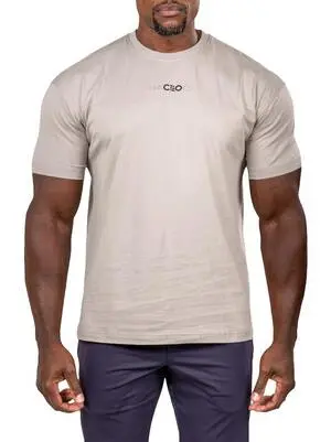 MACEOO Marthyr Logo Graphic T-shirt - Grey