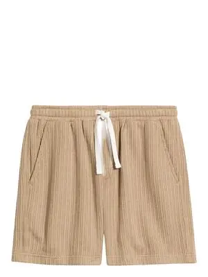 RIZORT Hunter Knit Drawstring Shorts - Sand