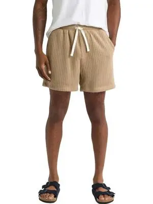 RIZORT Hunter Knit Drawstring Shorts - Sand