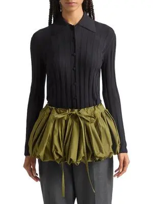 Plan C Cotton Yoke - Lichen
