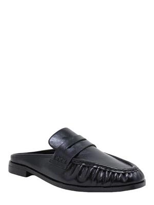 SHU SHOP Tuscany Flat Mule - Black