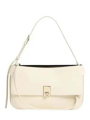 FERRAGAMO Extrasmall Cara Shoulder Bag - Mascarpone