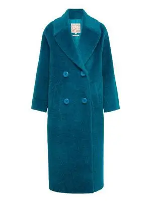 MAISON COMMON Long Alpaca Coat - Emerald