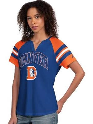 STARTER Denver Broncos Raglan T-shirt - Royal