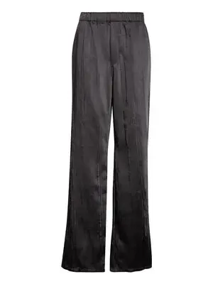 COURREGES Courrèges Crinkled Satin Wide Leg Pants