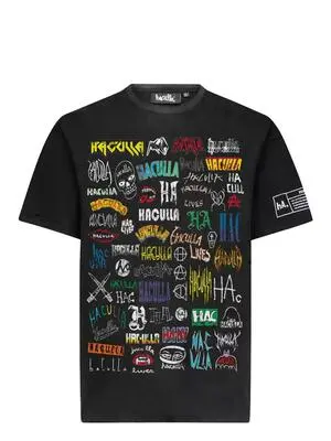 HACULLA. Logo-print T-shirt - Black