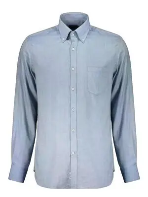 Paul & Shark Button-down Long-sleeved Shirt - Blue
