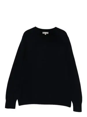 N.peal Crew Neck Cashmere Top - Black