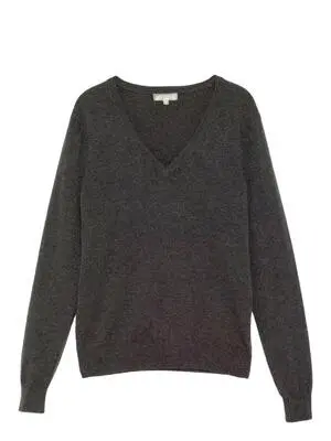 N.peal N.Peal Phoebe V-Neck Top Grey