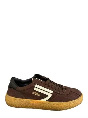 PURAAI Logo-print Low-top Sneakers - Brown