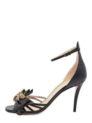 GUCCI Gucci Charlotte Crystal-Embellished Bow Sandals
