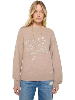 MOTHER The Biggie Jumper - White