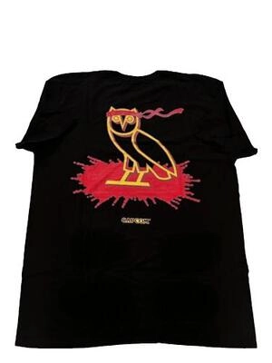 OVO X Capcom Drake Vs Lil Wayne Tour Street Fighter T-shirt - Black
