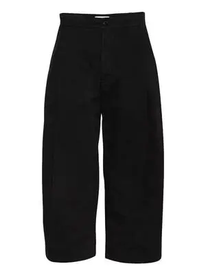 Henrik Vibskov Cotton Wide-leg Darted Trousers - Black